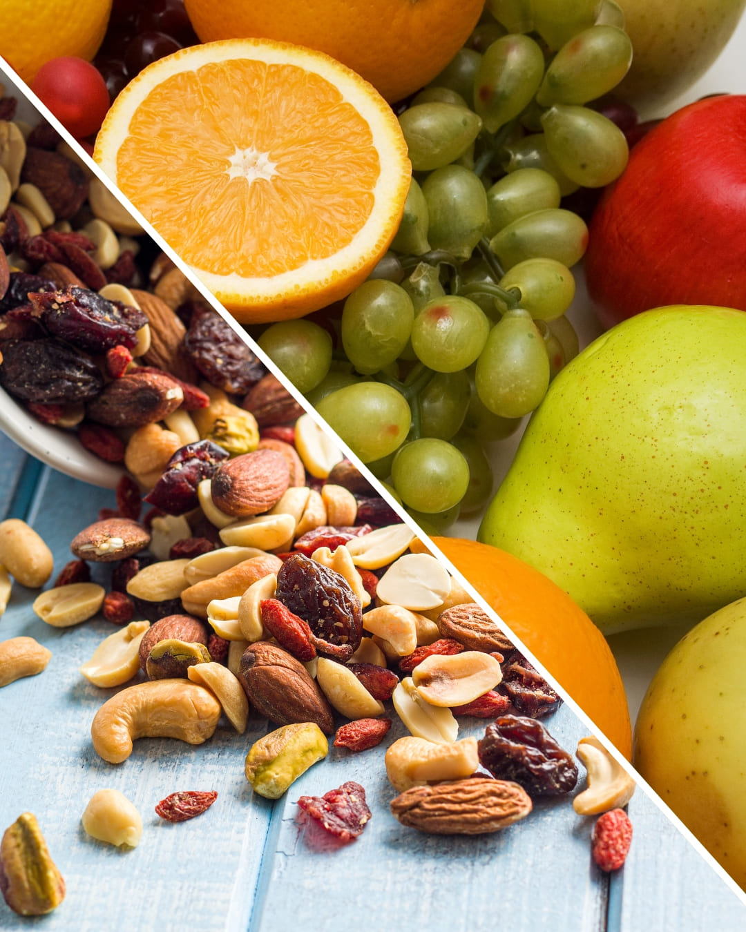 FRUTAS FRESCAS Y FRUTOS SECOS - Sabor USA